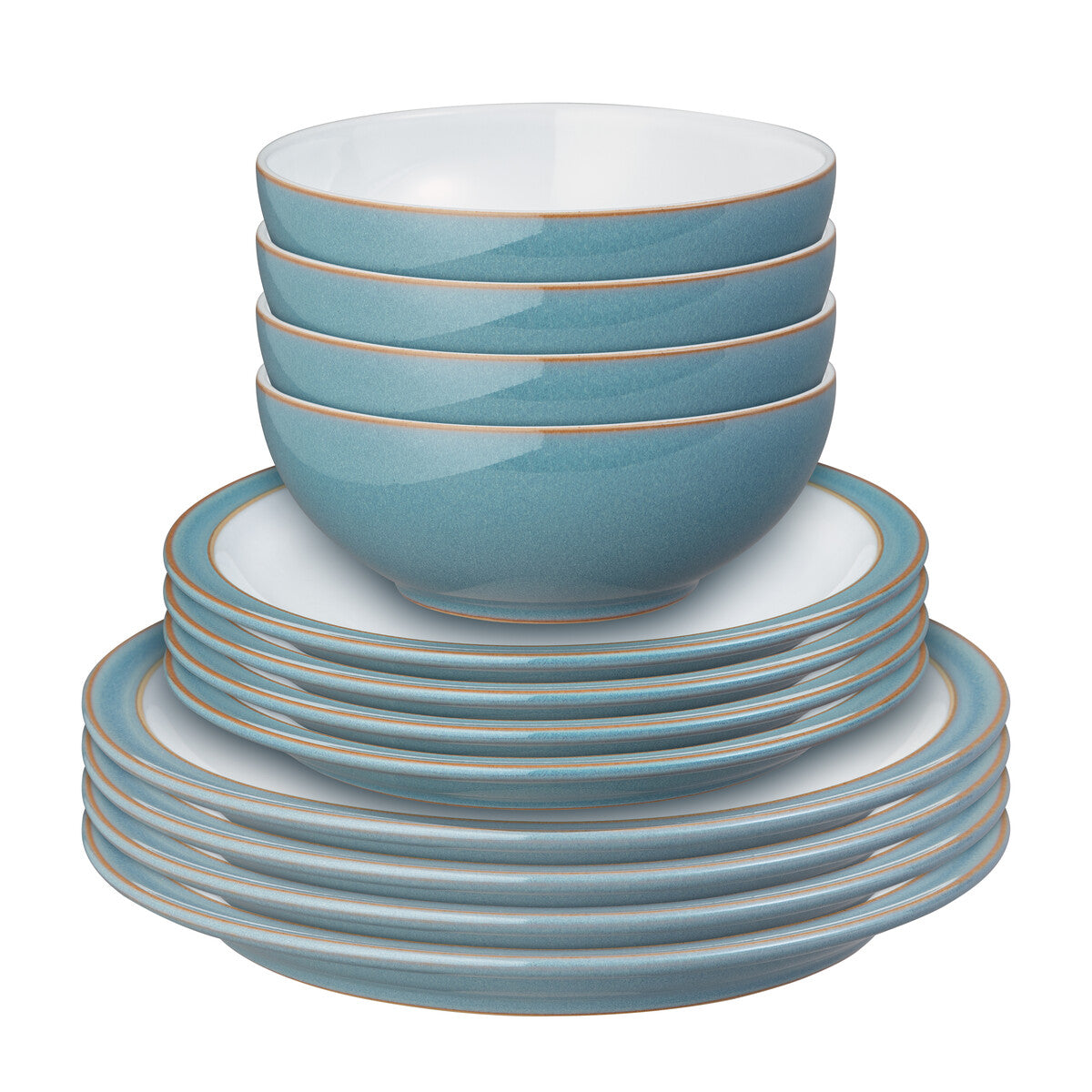Dinner Set 12 piece, Denby Azure – Lindt Trading
